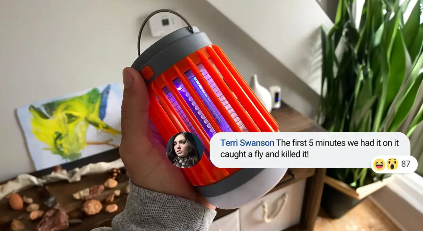 ZapTek Mosquito Zapper - Eliminate Mosquitoes in Minutes